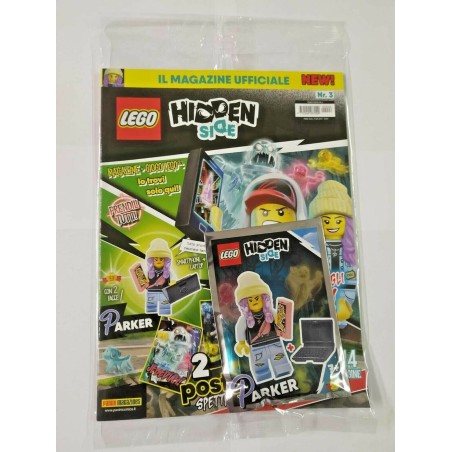 LEGO HIDDEN SIDE RIVISTA MAGAZINE 3 + POLIBAG PARKER ESCLUSIVA NUOVO ...