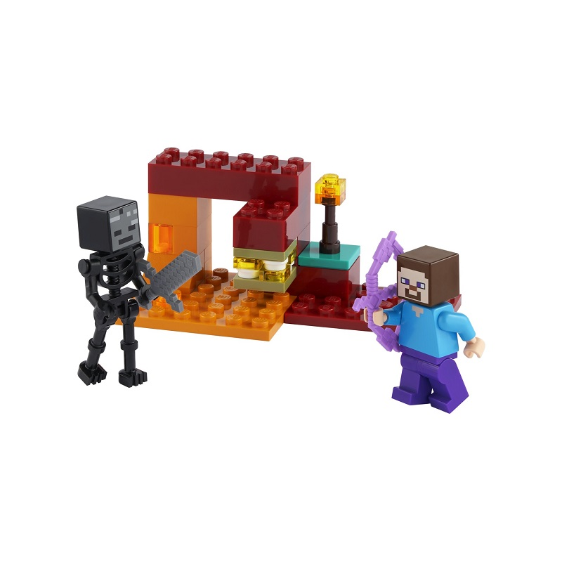 LEGO 30331 THE NETHER DUEL - POLYBAG MINECRAFT ESCLUSIVA