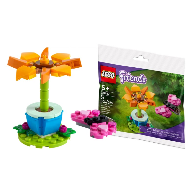LEGO 30417 FRIENDS GARDEN FLOWER AND BUTTERFLY GIARDINO FIORI FARFALLE ...