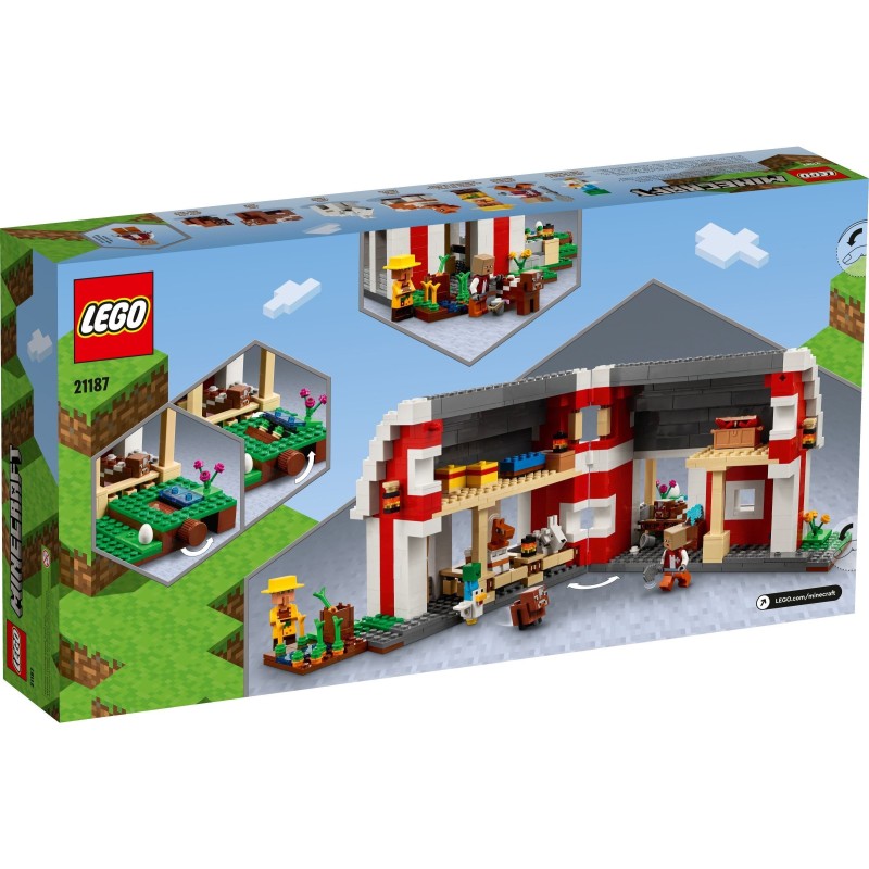 LEGO 21187 MINECRAFT IL FIENILE ROSSO 2023
