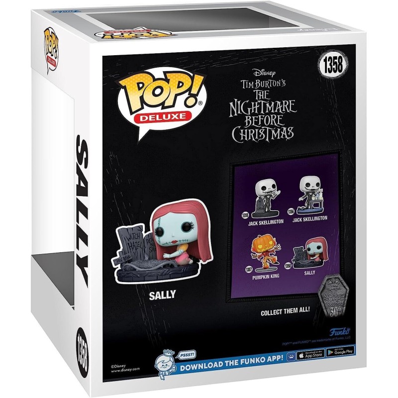 FUNKO POP DELUXE 1358 SALLY W/GRAVESTONE DISNEY NIGHTMARE BEFORE ...