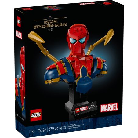 LEGO 76326 MARVEL SUPER HEROES BUSTO DI IRON SPIDER-MAN AGOSTO 2025 2026