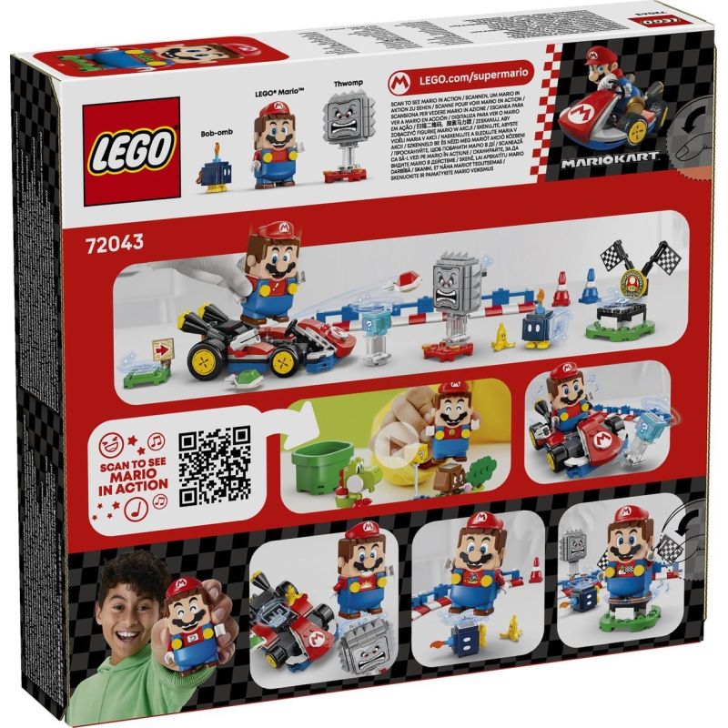 LEGO 72043 SUPER MARIO KART – MARIO INTERATTIVO E KART STANDARD AGOSTO ...